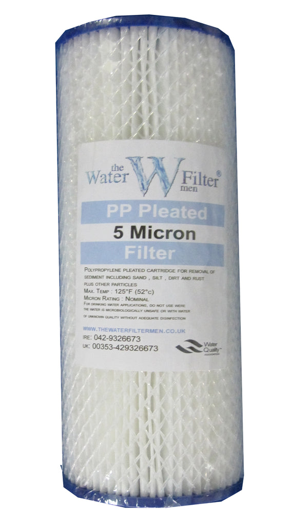20" Jumbo Pleated Washable Reusable Water Filter Cartridge – Water ...